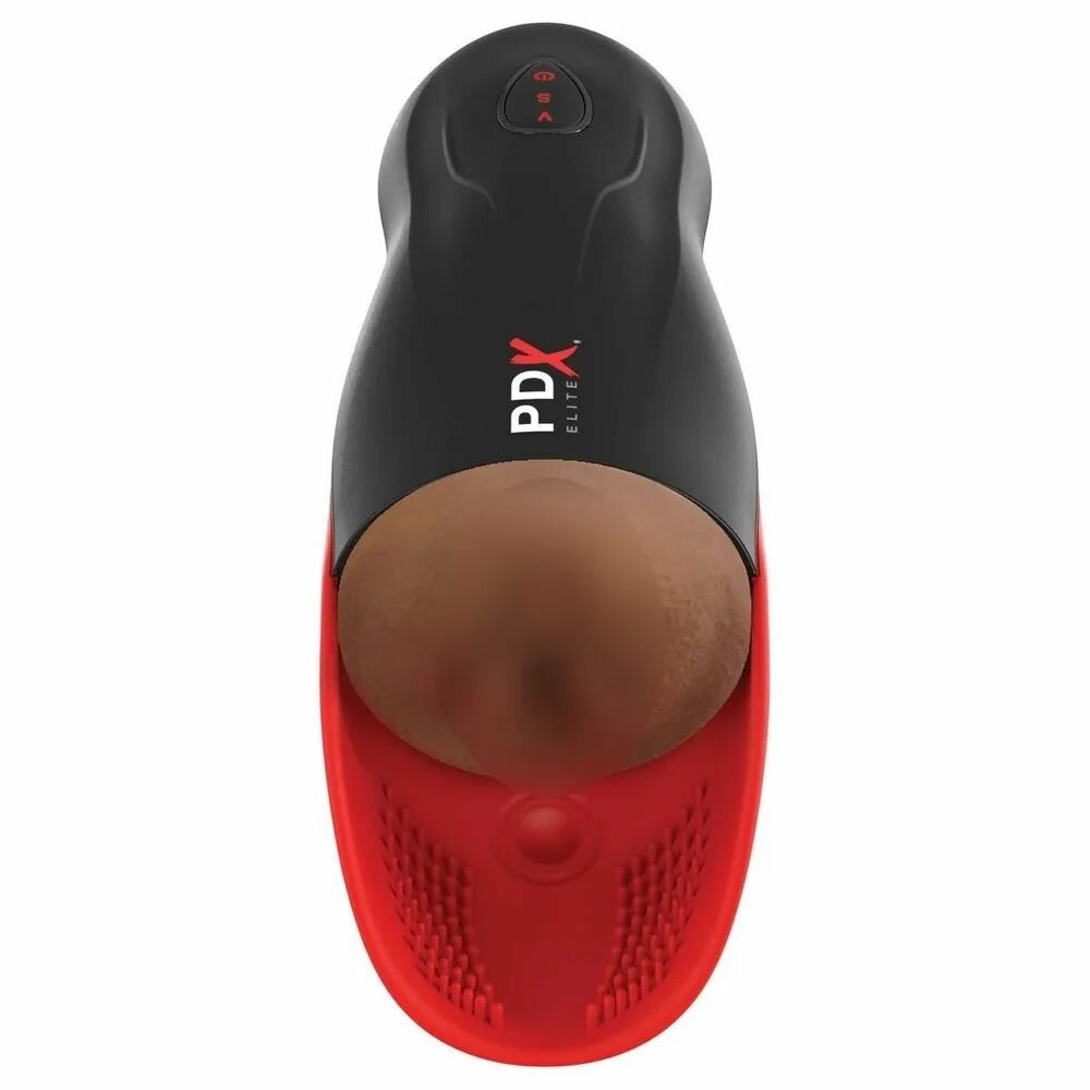 Коричневый мастурбатор - вагина с вибрацией "Fuck-O-Matic 2"