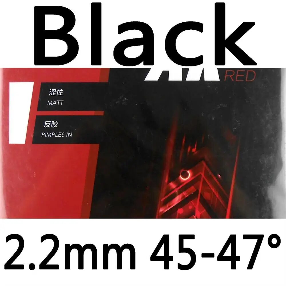Palio AK47 RED, резина для настольного тенниса, черная, 2.2mm, 45-47°