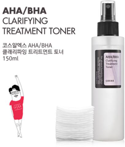 Тонер с АНА и ВНА кислотами COSRX AHA/BHA Clarifying Treatment Toner 100ml