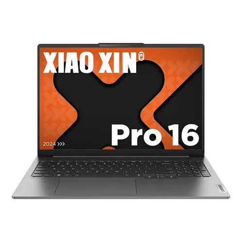 Ноутбук Lenovo Xiaoxin Pro16 IRH8 16", IPS, Intel Core i7 13620H 2.4ГГц, 10-ядерный, 16ГБ LPDDR5, 1ТБ SSD, Intel UHD Graphics, Windows 11 trial (для ознакомления) Home, серый