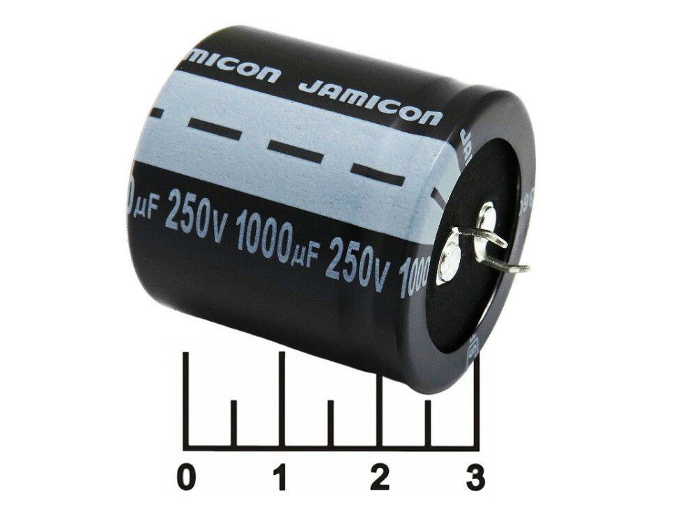 Конденсатор электролитический ECAP 1000 мкФ 250В 1000/250V 3535 85C (LS)