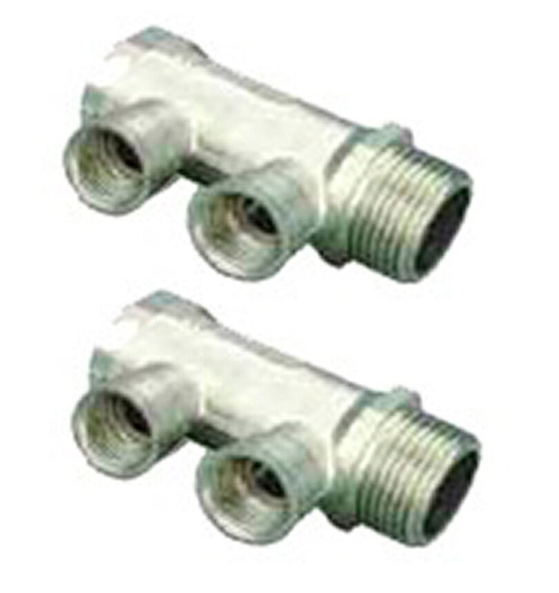 Коллектор 3/4 ВР(г) х 2 выхода 1/2 ВР(г) х 3/4" НР(ш) (2 шт.)