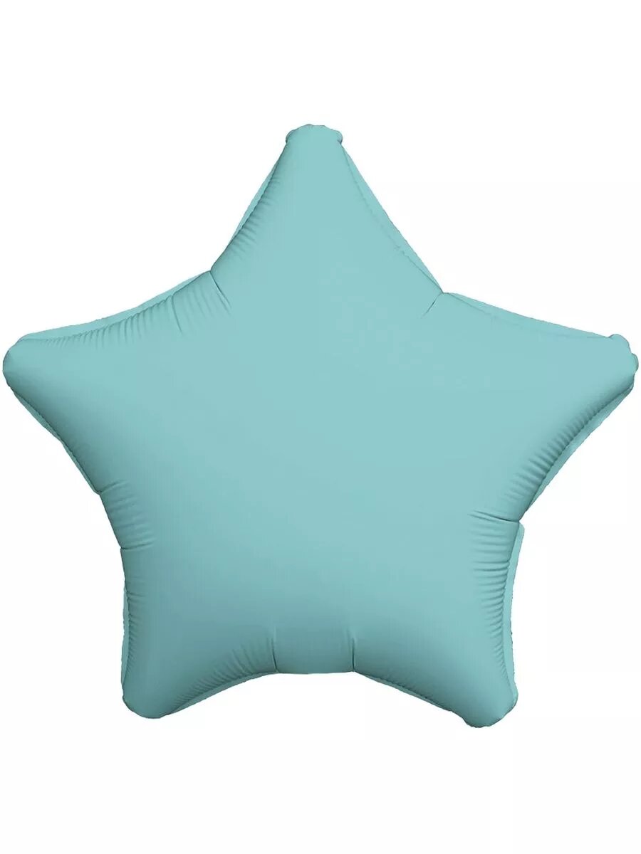 Звезда Аквамарин, фольгированный шар (19"/48 см ) 1 шт. / AGURA, Россия