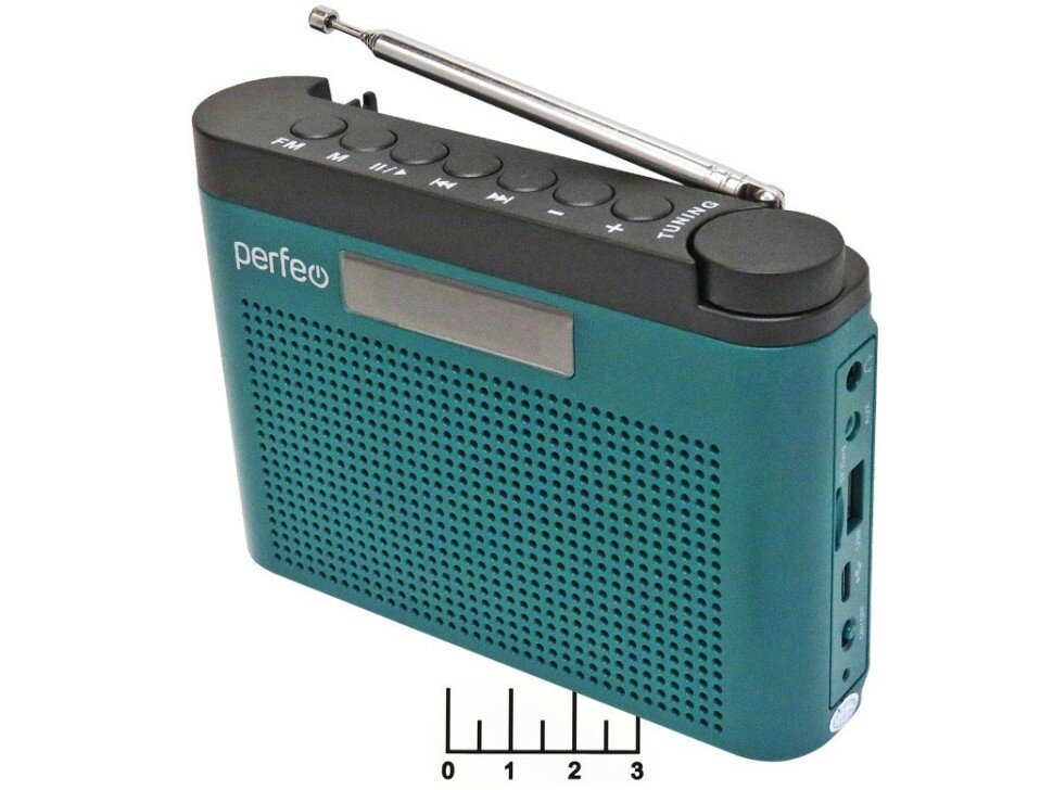 Радиоприемник Perfeo I70 Тайга USB/micro SD/AUX аккумуляторный (синий, черный)