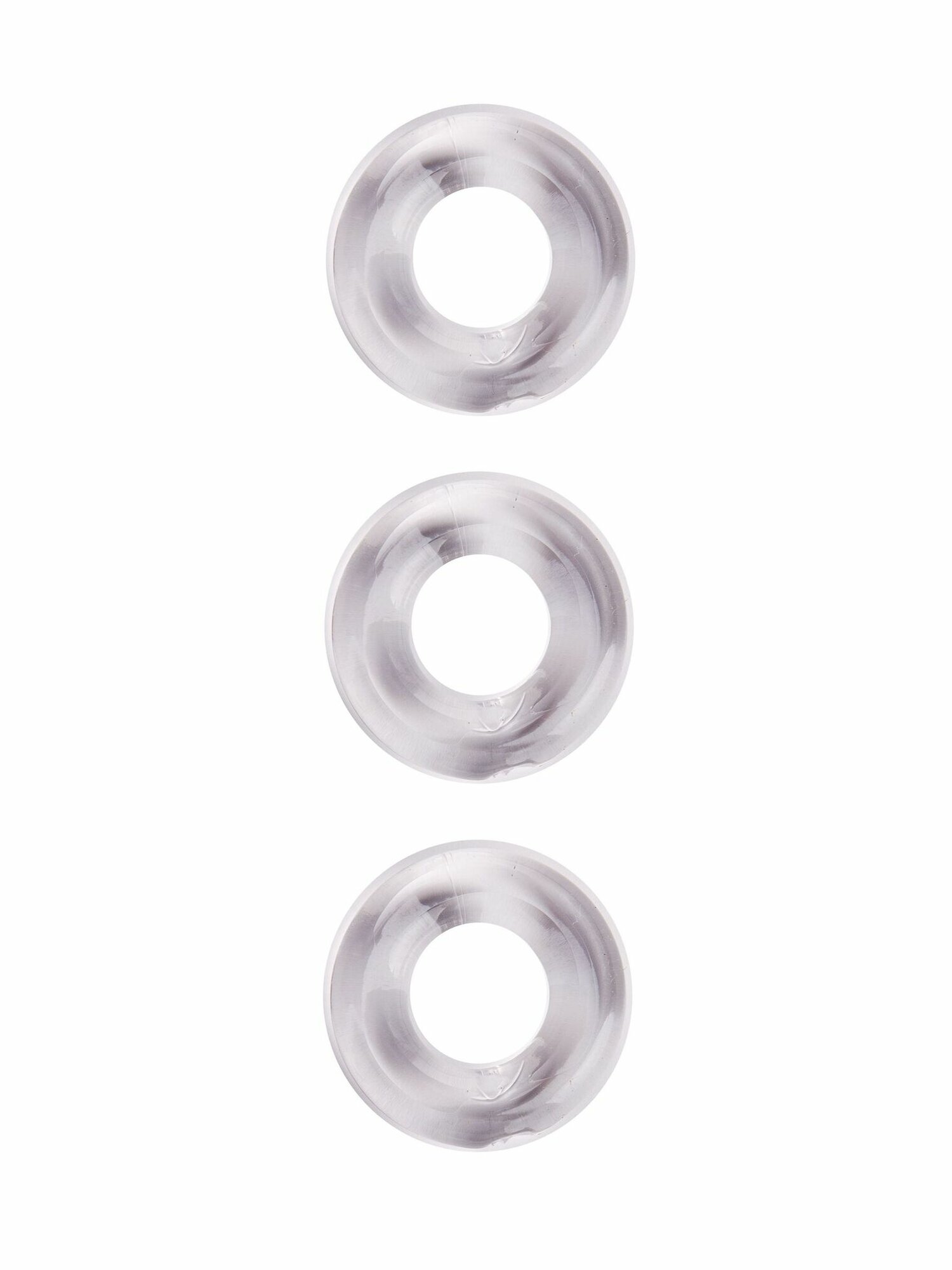 Набор эрекционных колец Erowoman Eroman, гладкие, прозрачные, для продолжительной эрекции