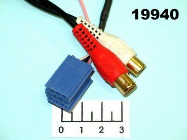 Переходник к автомагнитоле AUX IN Blaupunkt/RCA 2 гнезда