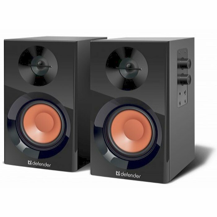 Колонки Defender Aurora S-12, 12 Вт, дерево - чёрные