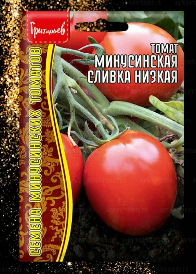 Томат Минусинская Сливка Низкая(10сем)растение с высокой урожайностью и красивыми плодами