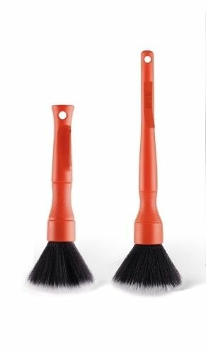 Кисточки (щётки) для детейлинга, набор 2 шт, длиной 25, 15 см, мягкая щетина.