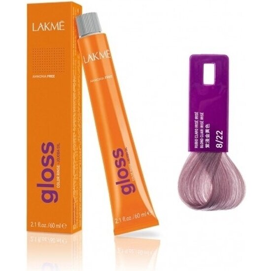Краска для волос Lakme GLOSS 8/22 св. блонд фиолет. яркий, 60 мл
