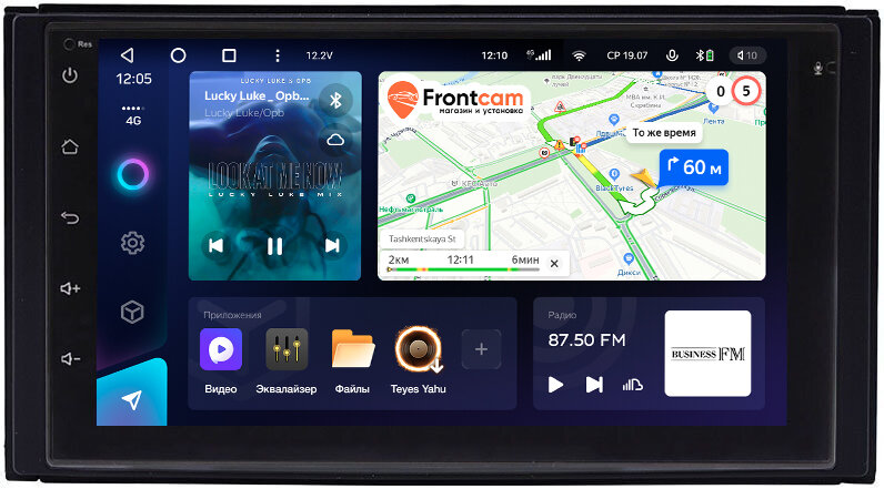 Магнитола в штатное место 2 din Kia Sorento 2006-2011 Teyes CC3 4/64 7 дюймов RP-KISRC-321 на Android 10 (4G-SIM, DSP)