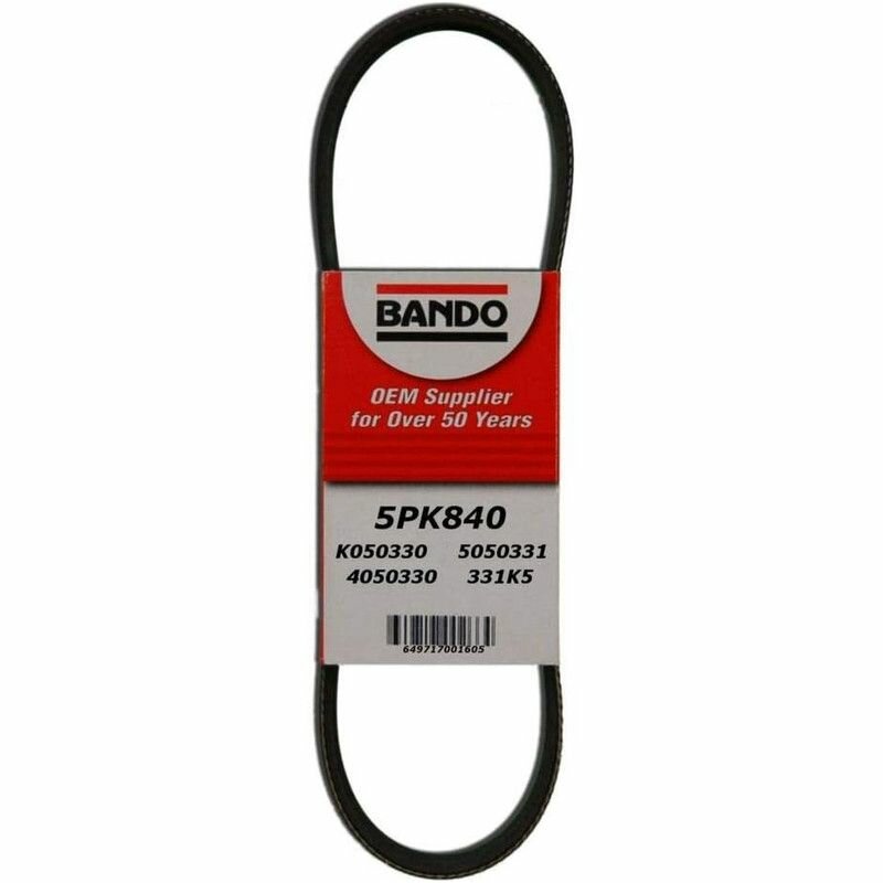 Ремень поликлиновой Bando 5PK840, для а/м SUZUKI SX4, BMW 5, FIAT Regata