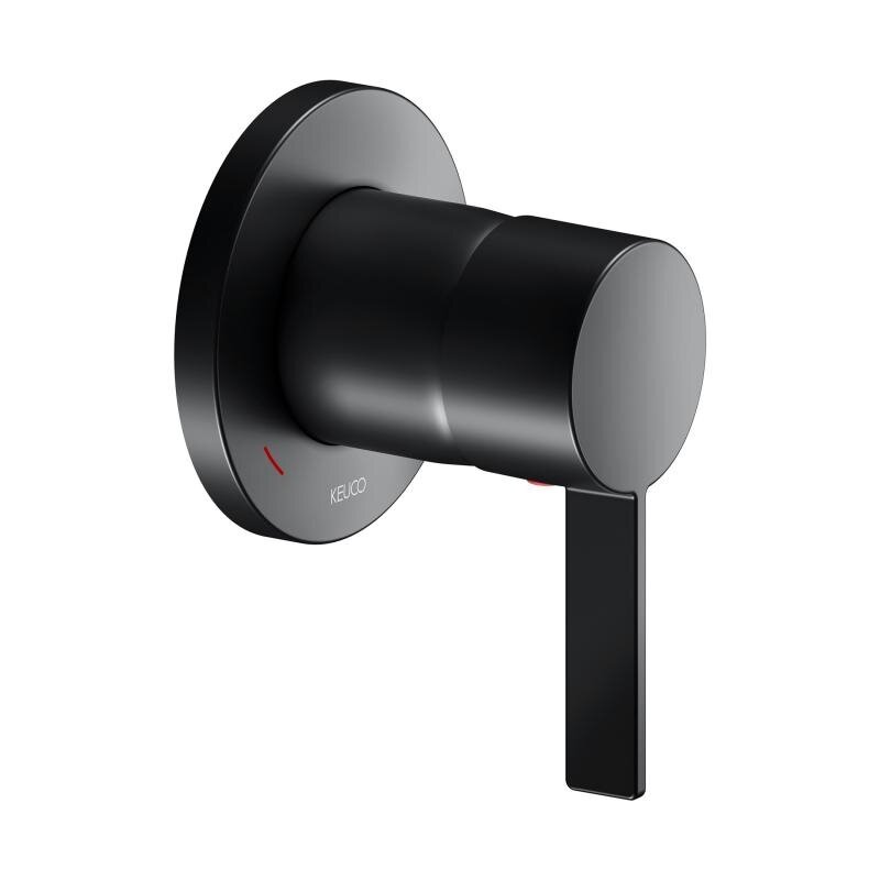 Внешняя часть смесителя для душа Keuco IXMO Pure 59551379501 черный матовый