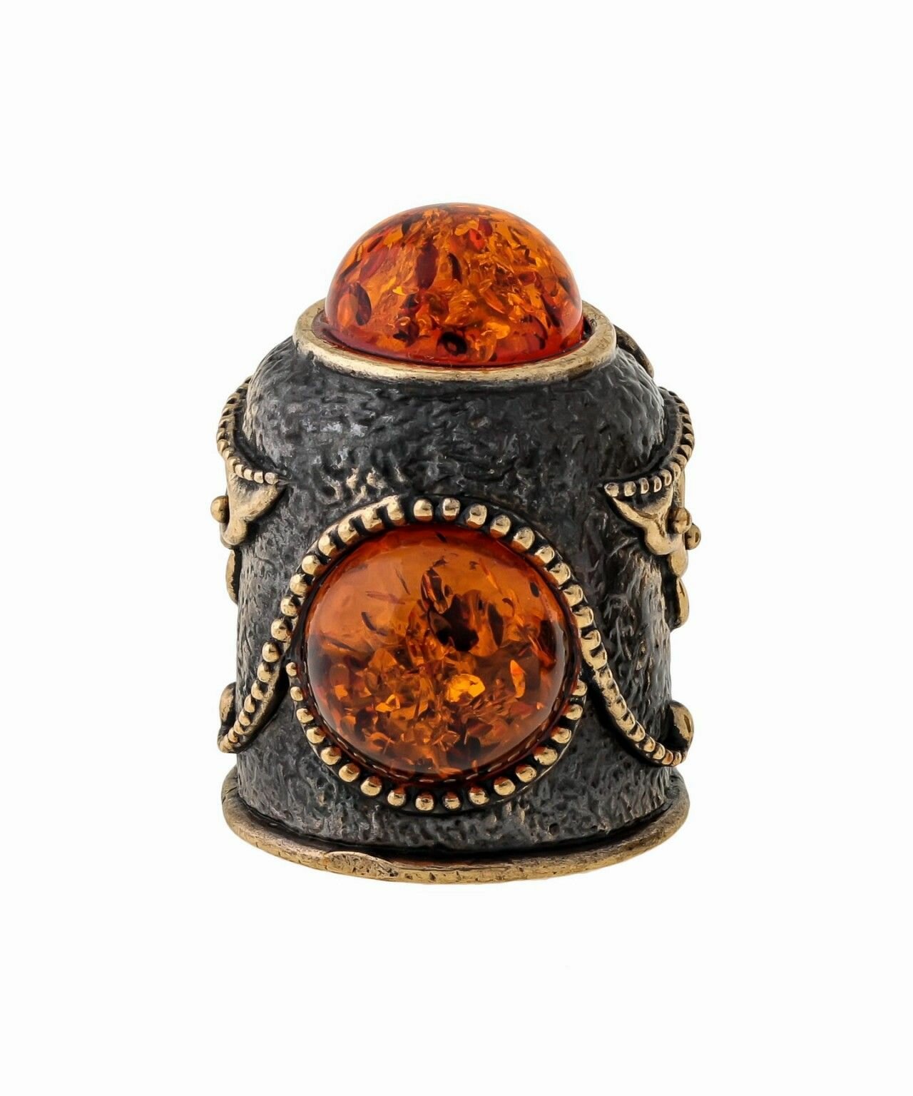 Наперсток Бабочка Ажурная с кабошоном 1530