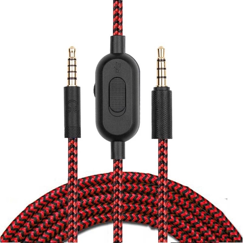 Кабель для наушников с микрофоном, Red, Logitech G433/G233