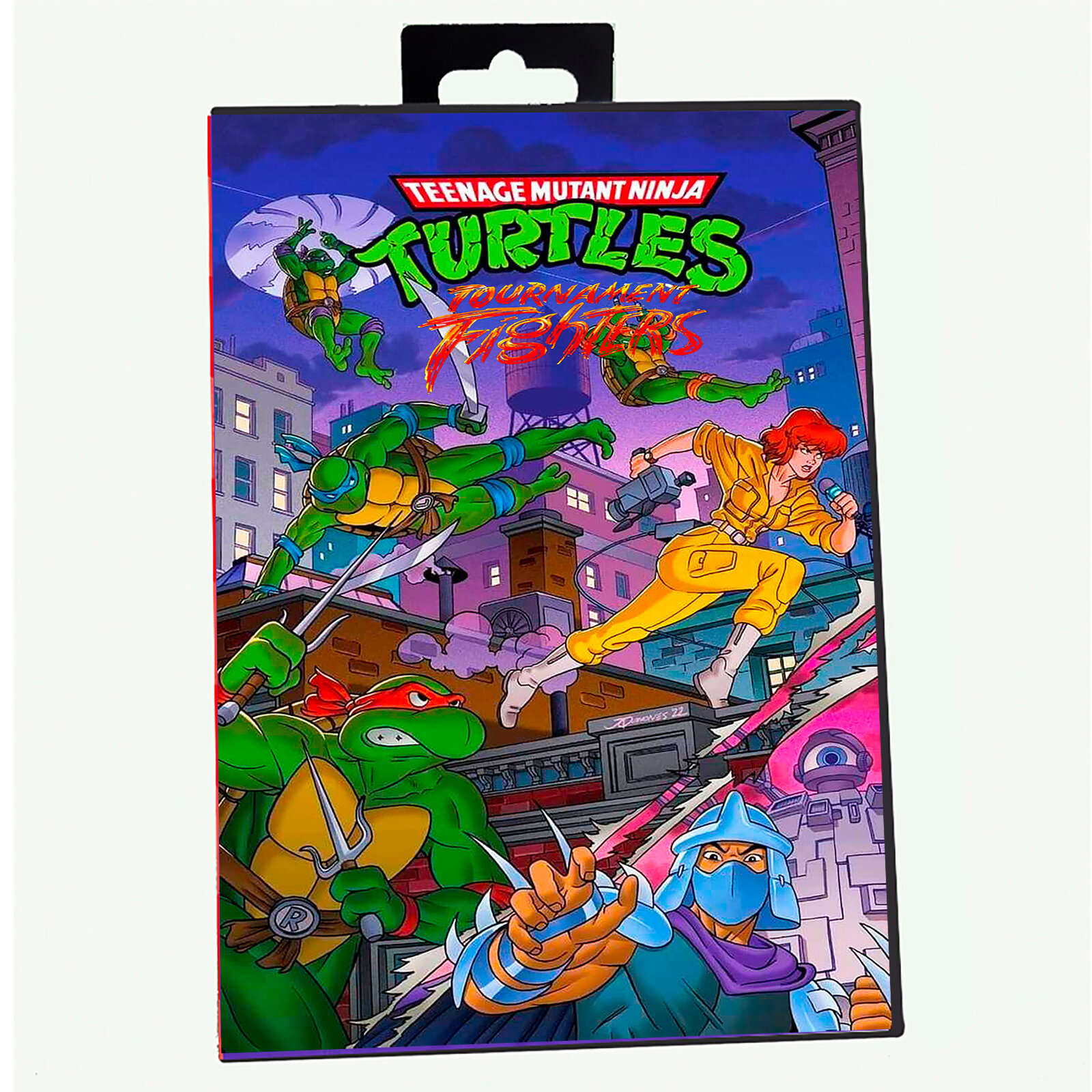 Картридж Teenage Mutant Ninja Turtles Tournament Fighters Для приставки Sega Genesis Sega Mega Drive 16 bit MD