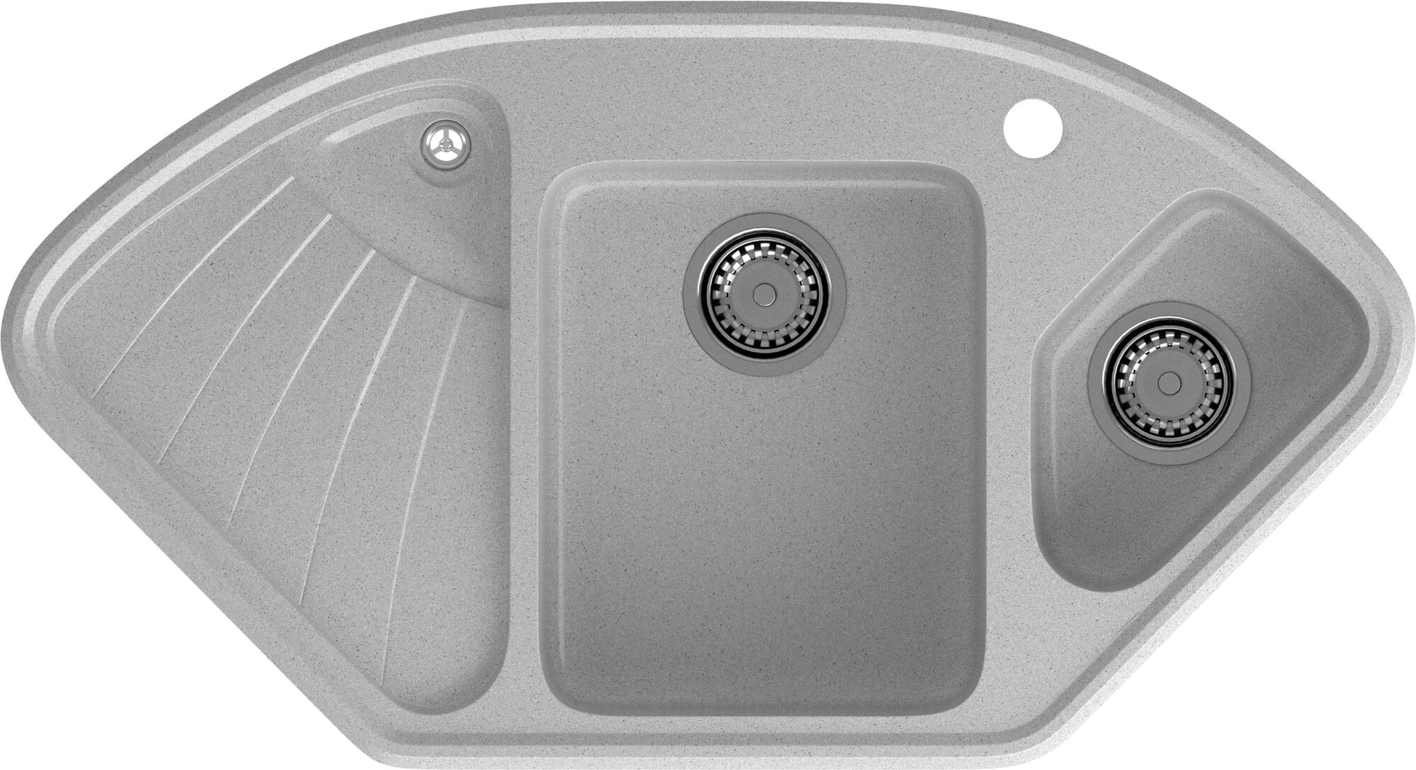 Мойка для кухни GranFest Corner 90 см C-1040E серый