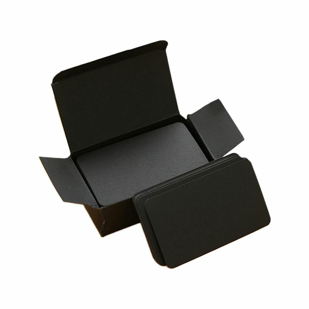 100 шт. Маленьких пустых бумажных визитных карточек-сообщений, двухсторонних для подарка своими руками