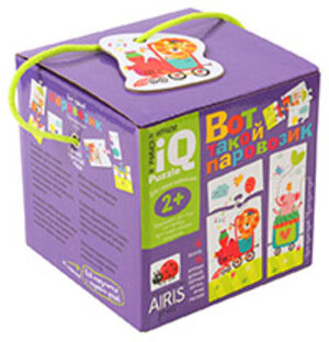 Игра (Айрис) IQ-Puzzle(карт.) 2+ Вот такой паровозик