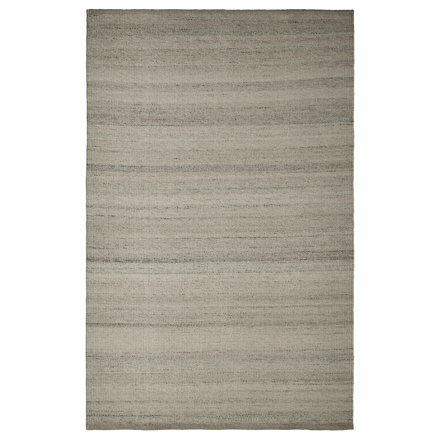 Плоский тканый ковер IKEA TIDTABELL 205.618.58, 200x300 см, серый