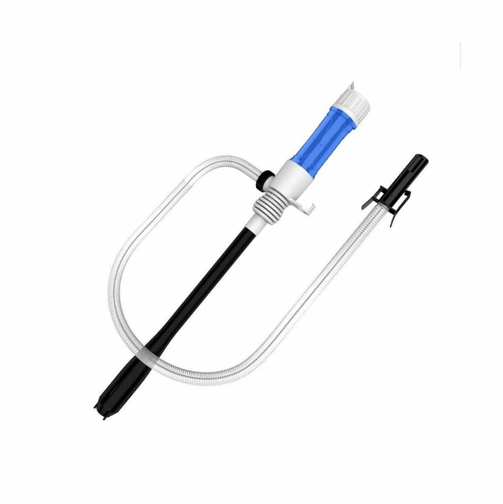 Насос электрический для перекачки топлива на батарейках 90см с автоотключением, (Marine Rocket)