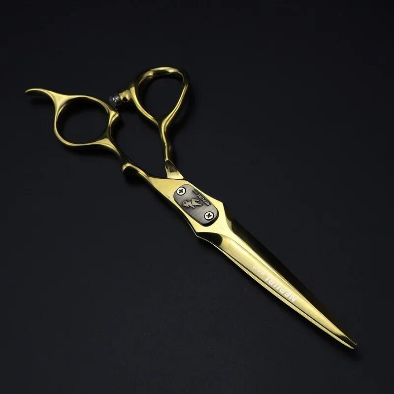 NEPURLSON Золотые ножницы для стрижки 6 дюймов Cutting Scissors