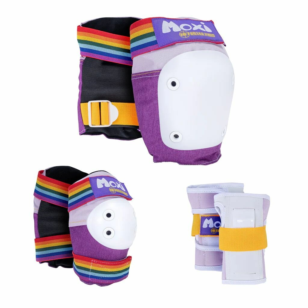 Набор защиты (колени, локти, запястья) детская MOXI SIX PACK JUNIOR MOXI Lavender, JR