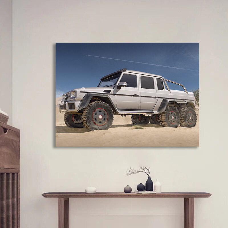 Авто / Картина мерседес на стену / в интерьер мальчику, 50х70 см.