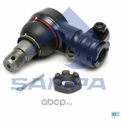 Наконечник поперечной рулевой тяги M22x1.5R, L 95 mm, K30 DAF CF 75/85, XF 95/105 (1399724) SEM Sampa 09788301