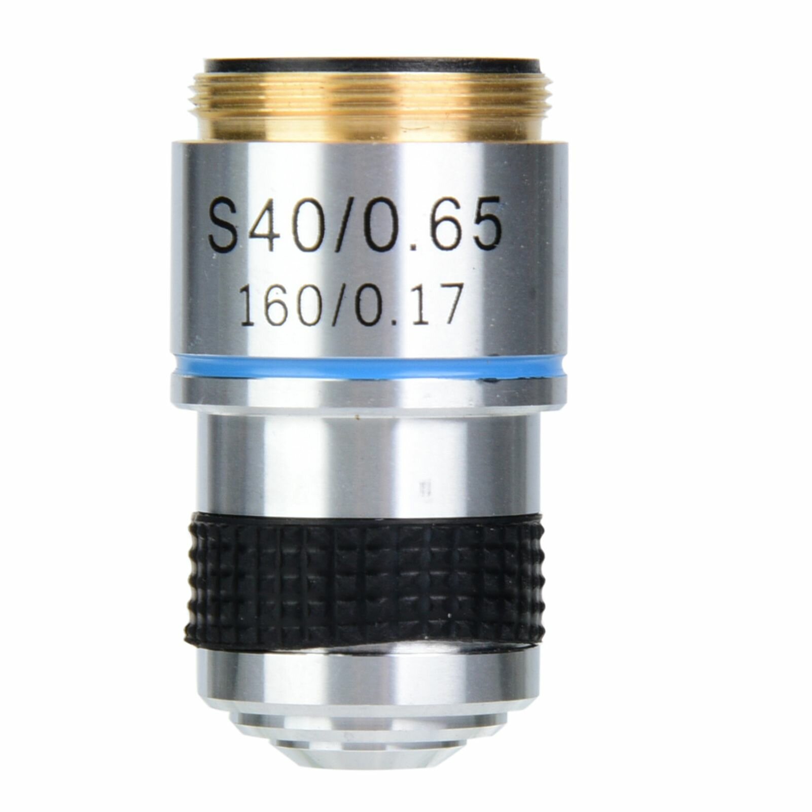 Ахроматическая линза биологического микроскопа 40X, объектив 160 мм, числовая апертура 0,17 для образовательных целей, высококачественный микроскоп 185 мм для лабораторных и научных исследований