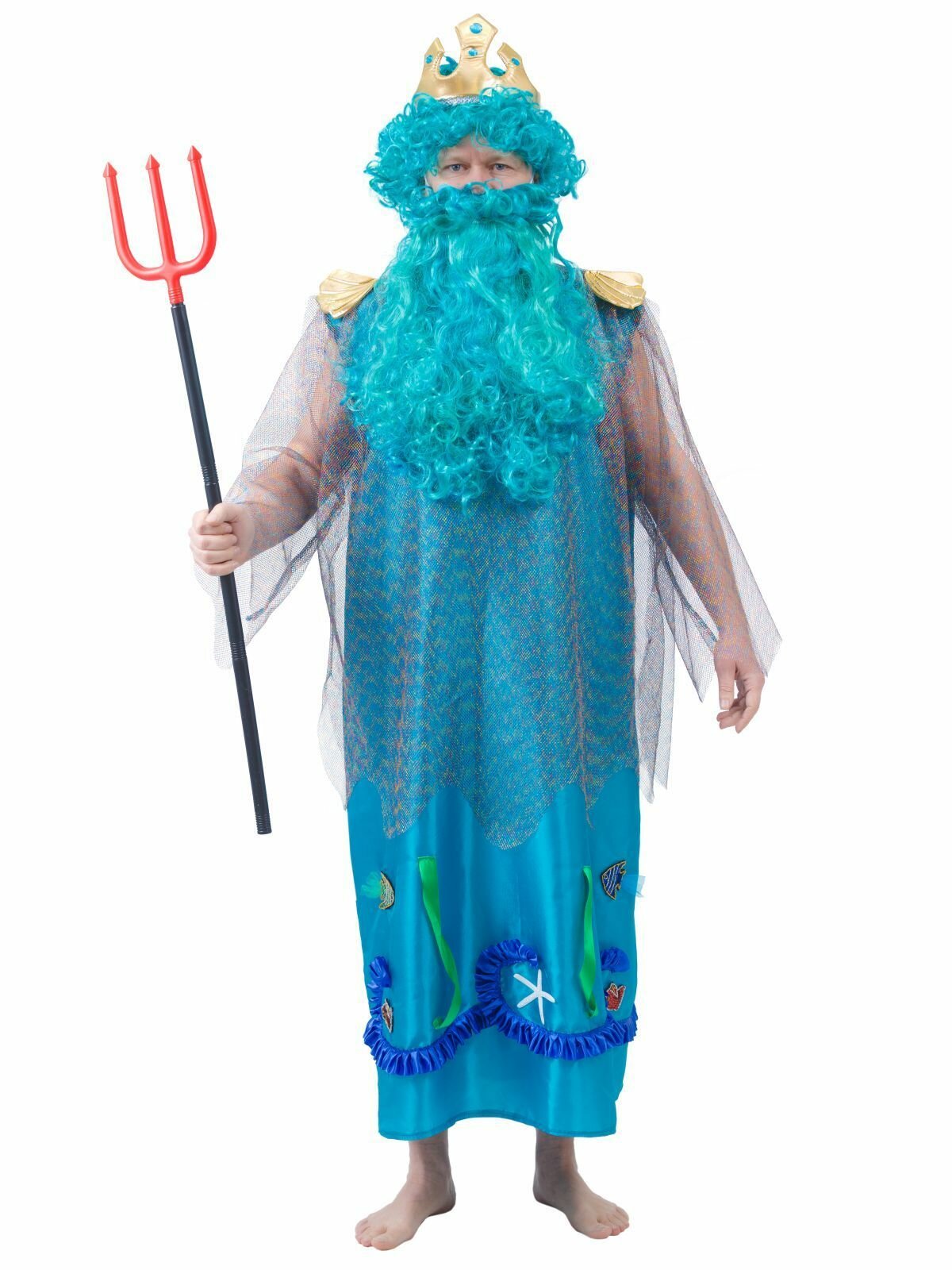 Карнавальный костюм взрослый Нептун