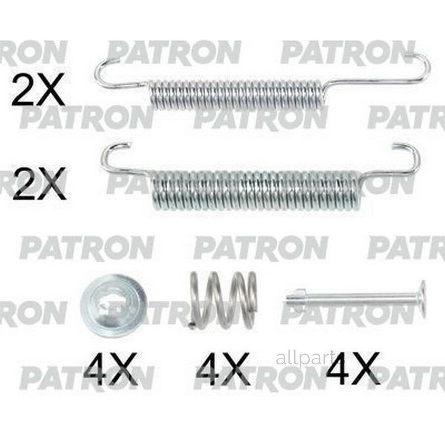 PATRON 'PSRK0225 Ремкомплект колодок ручника