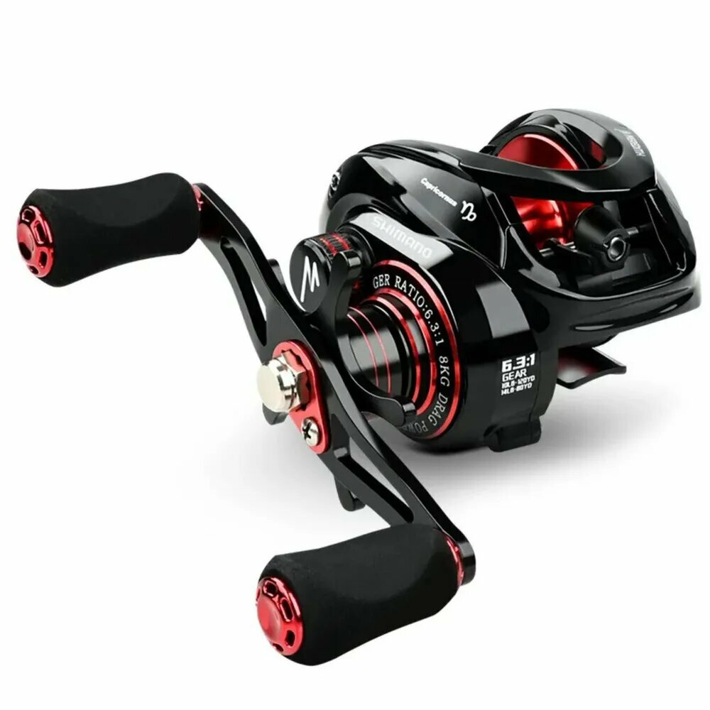 Рыболовная катушка Shimano CR-CAP04, 6.3 : 1, нагрузка на фрикцион 8кг, для морской и зимней ловли