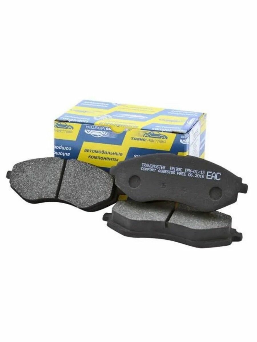 Колодки тормозные дисковые передние TRANSMASTER TR190C для а/м Chevrolet Kalos, Aveo, Daewoo Kalos