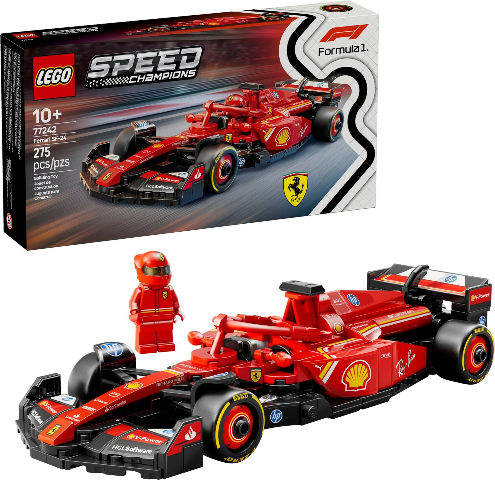 Конструктор Lego Speed Champions 77242 Ferrari SF-24 F1 Race Car