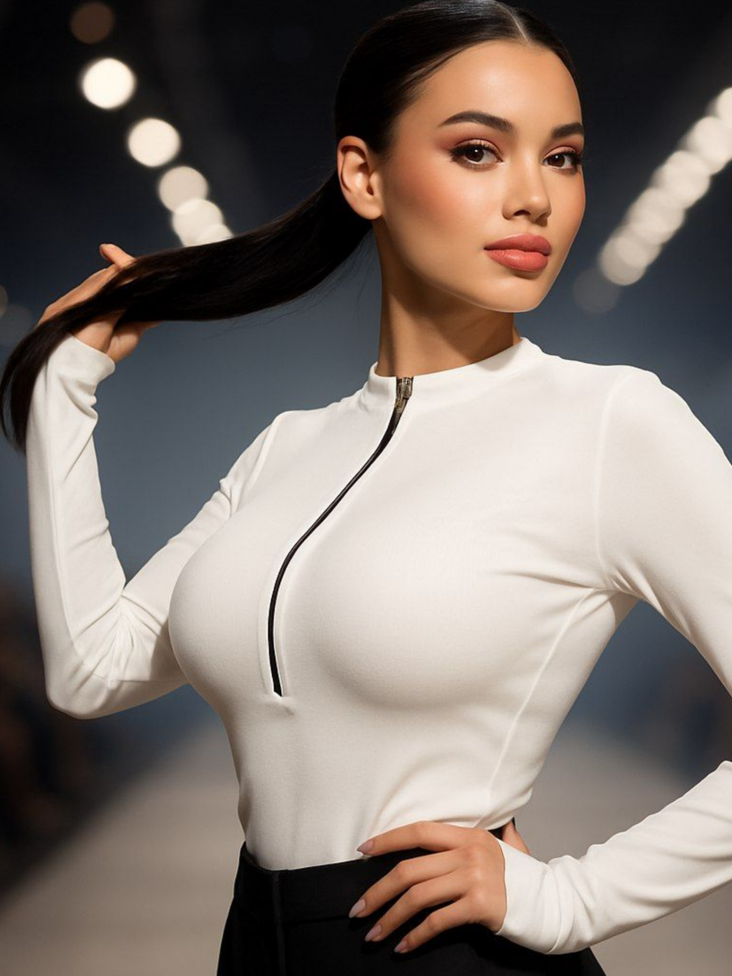 Лонгслив лонгслив обтягивающий женский