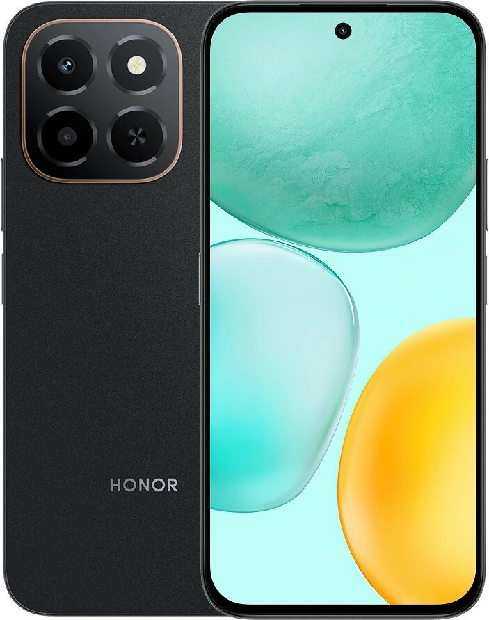 6.61" Смартфон Honor x6c 6/256Gb, NFC, TFT, 120Гц, 5300мAч, полночный черный