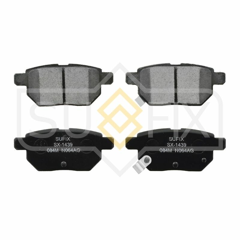 SUFIX Колодки тормозные задние TOYOTA Auris(AKE) 1.4-1.6 07>/ Corolla (AKE) 1.3-1.6 06>