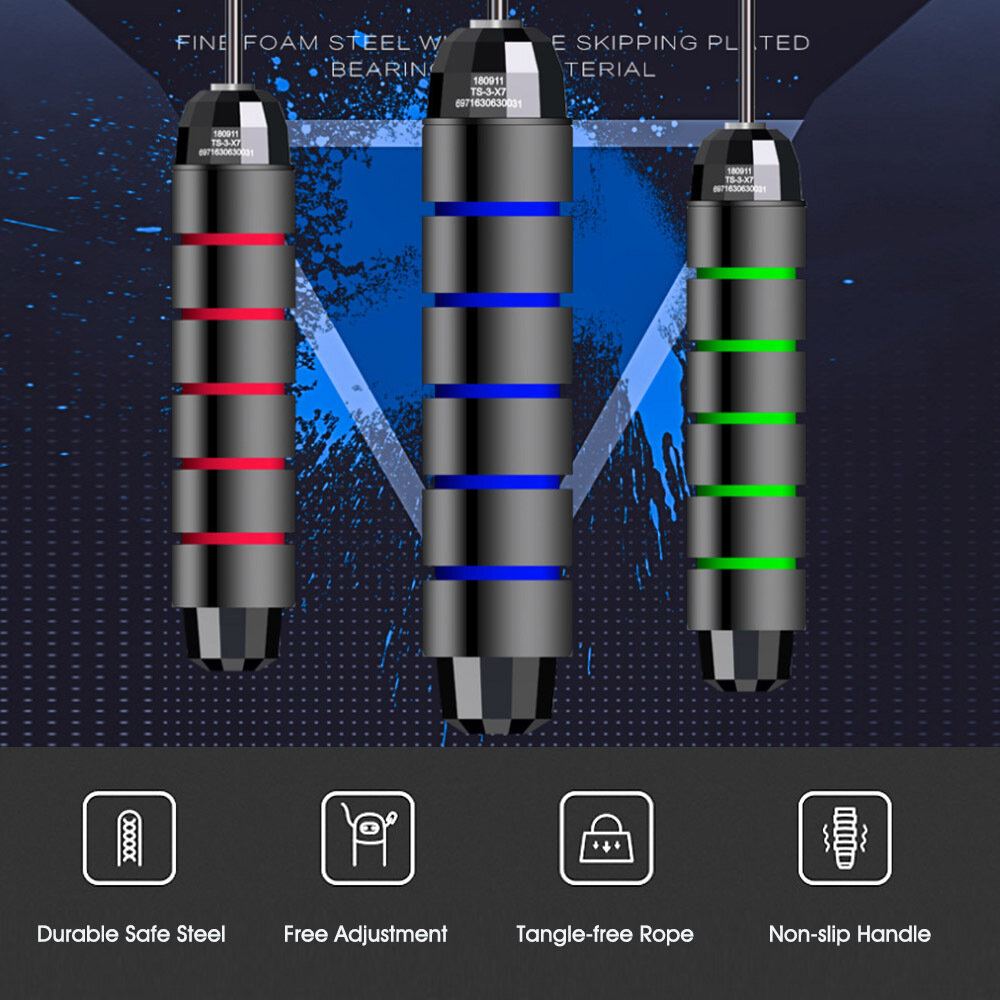 Скакалка для кроссфита и тренировок, регулируемая