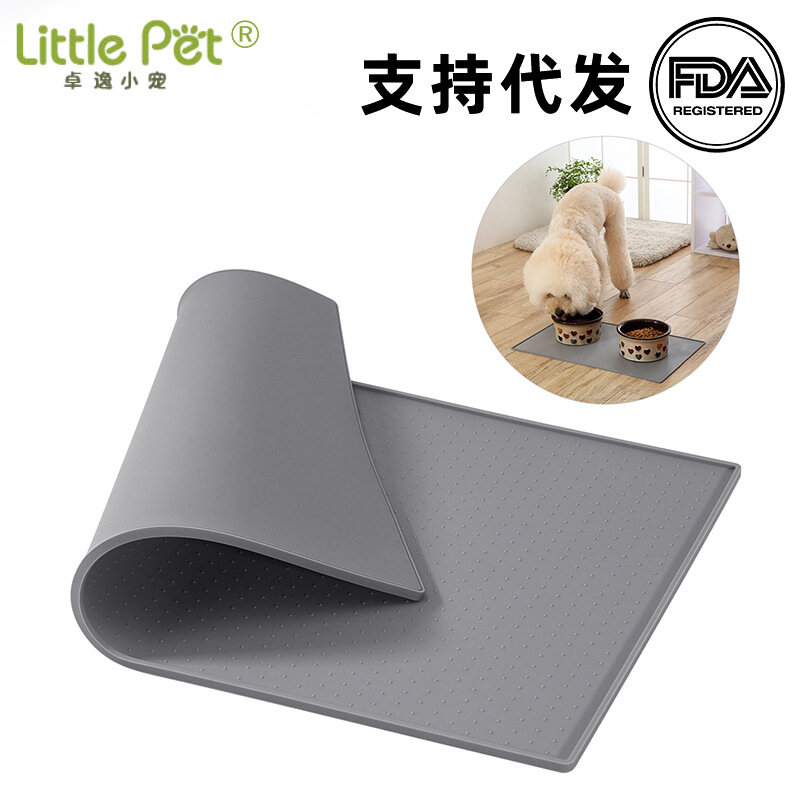 Заводские собачьи клетки в наличии, силиконовые коврики для собак с прямым краем, непроливаемые и нескользящие коврики,