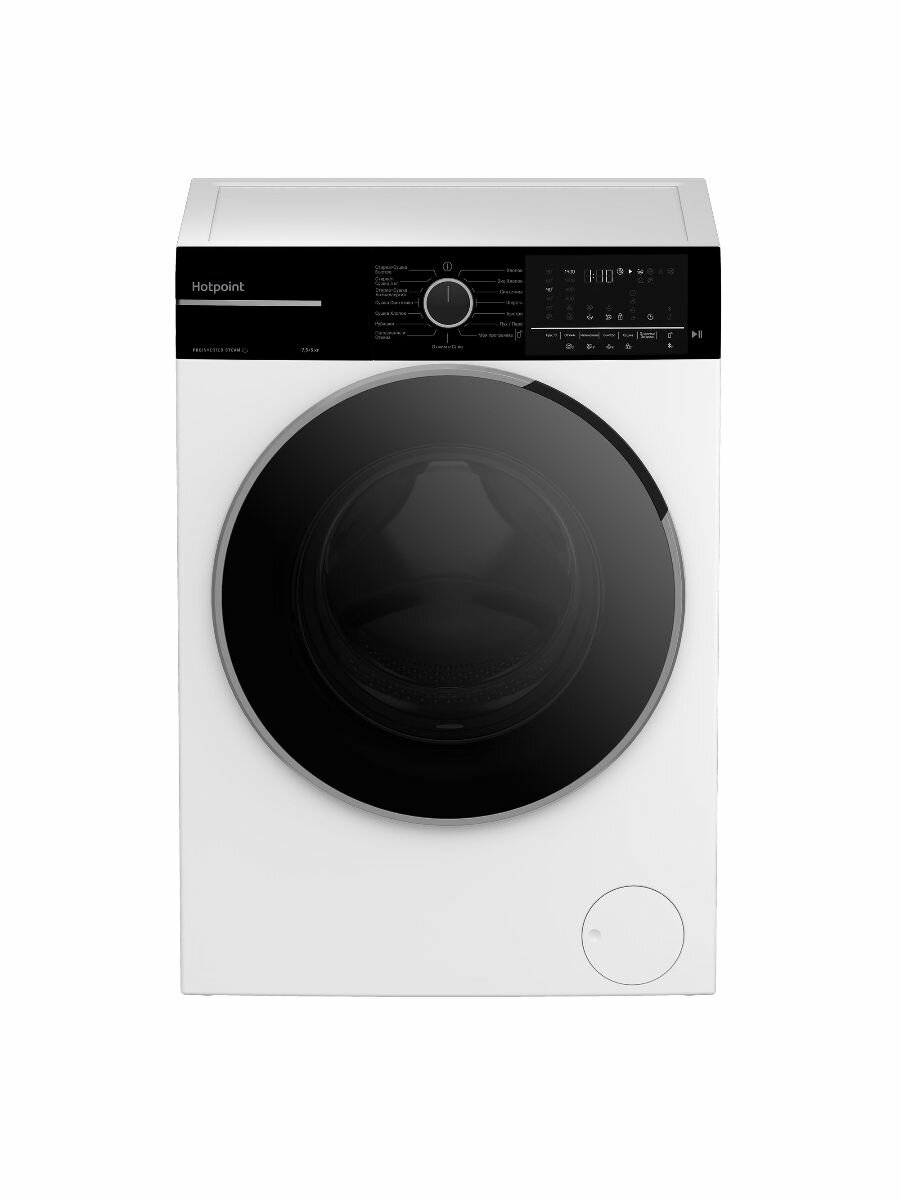 Стирально-сушильная машина Hotpoint WDSH 75549 VBX, белый/черный