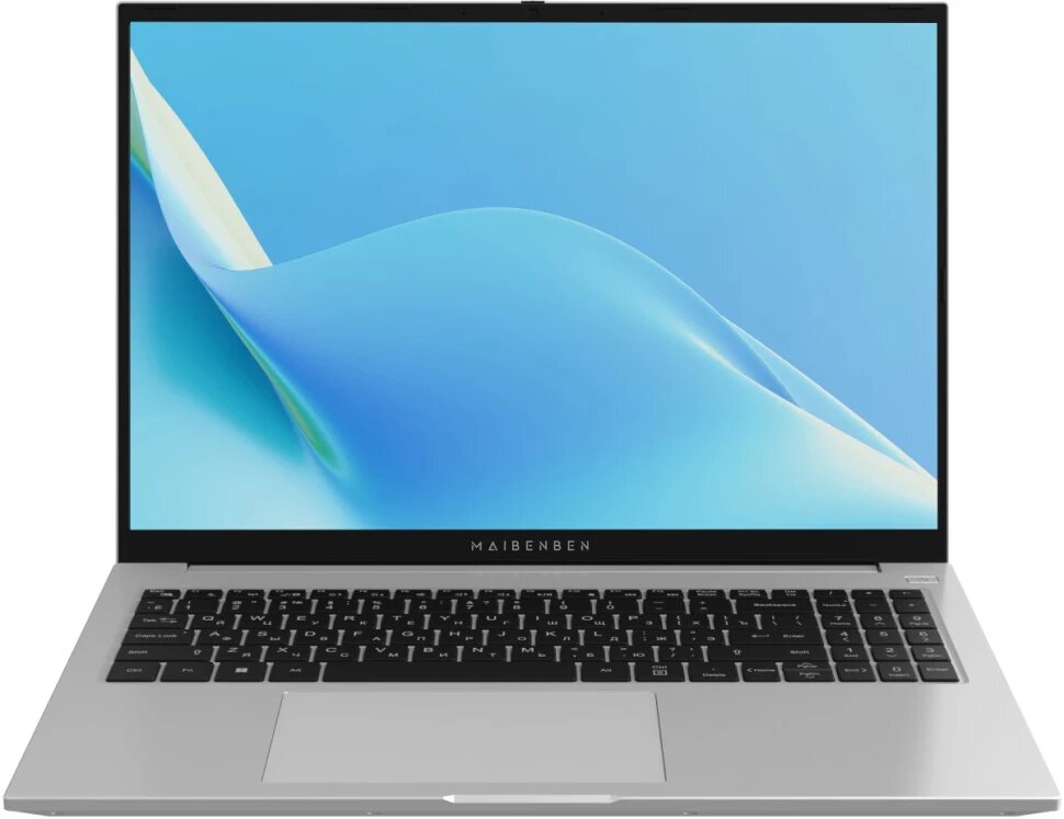 Ноутбук Maibenben M16B-R343UMB1SLSRE0 16" FHD IPS, AMD R3-4300U, 8Gb, 512Gb SSD, Linux, серебристый