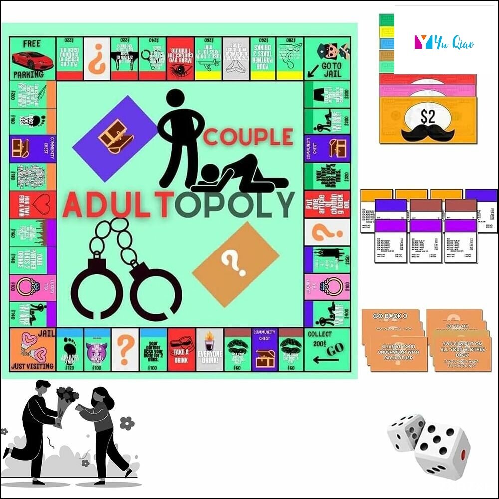 Эксклюзивная игра Adultopoly для пар, набор в спальню