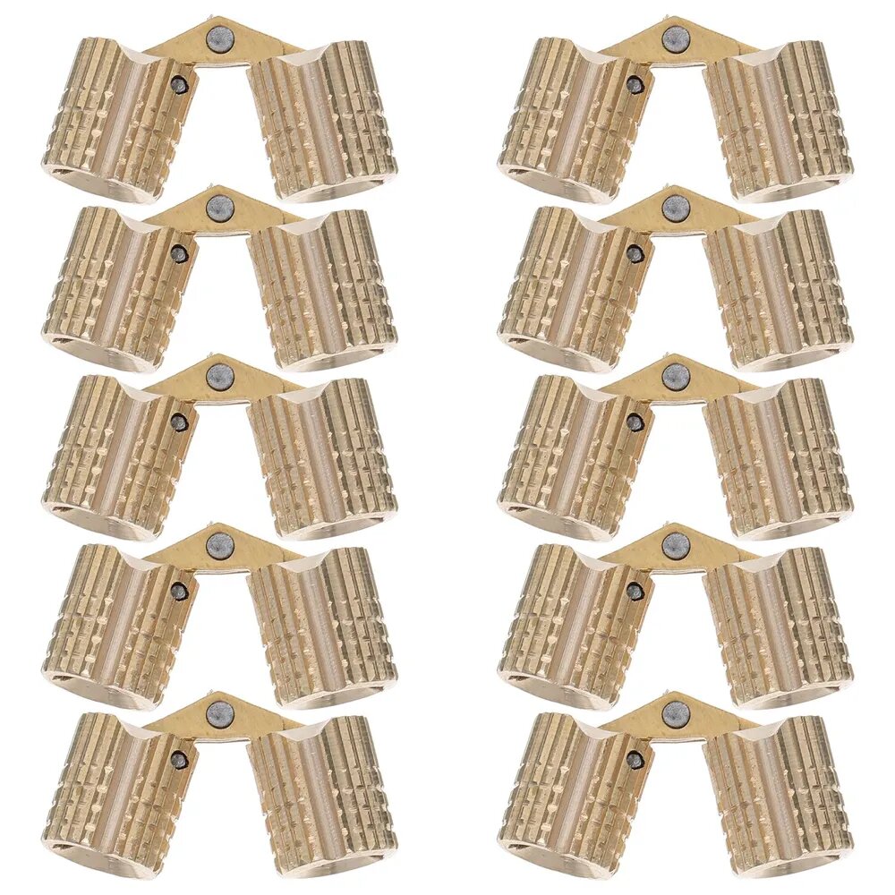 Маленькие медные скрытые петли 10 шт для шкафов и дверей с плавным ходом