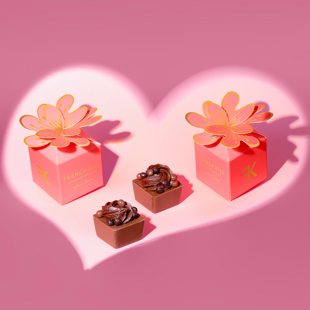 Люцерн весенний, подарочный набор, FRENCH KISS, шоколадные конфеты