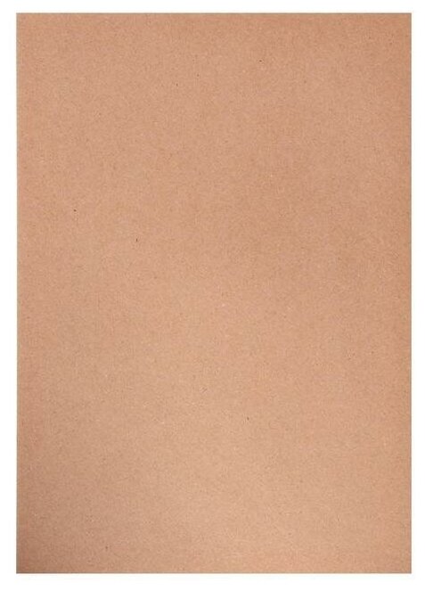 Набор Крафт Бумага А4, 50 листов, 210 х 297 мм, 160 г/м , коричневый