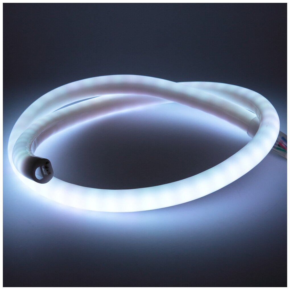 Светодиодный гибкий неон круглый 18 мм 220V RGB LN413
