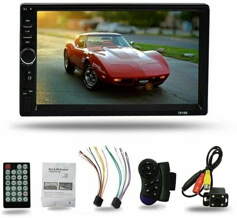 Автомагнитола 2-DIN CARLIVE CRL-101 7", MP5, с пультом и сенсорным экраном 7 дюймов / 7"DoubLE DIN MEDIAPLAYER