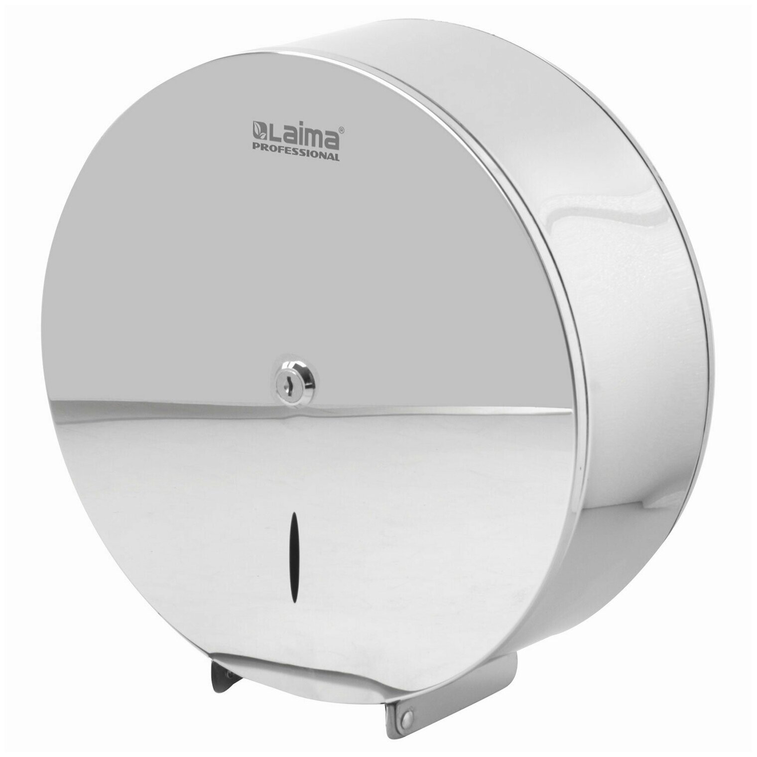 Диспенсер для туалетной бумаги LAIMA PROFESSIONAL INOX, (Система T1) большой, нержавеющая сталь, зеркальный, 605701
