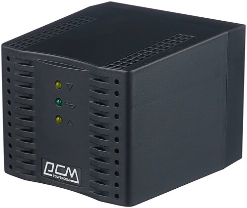Стабилизатор напряжения Powercom TCA-1200 600Вт 1200ВА черный — купить ...